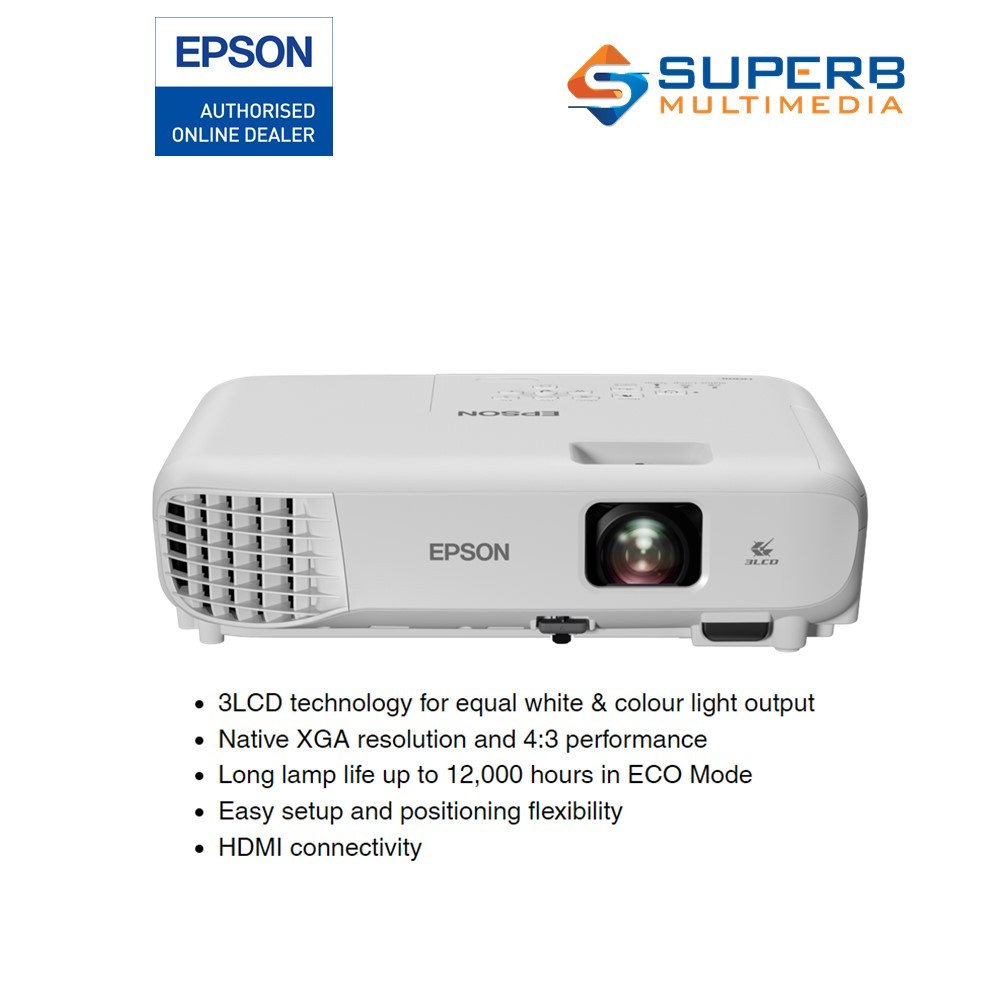 Epson EB-E01 XGA 3LCD Projector | Shopee Malaysia