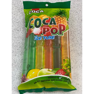 70g x 10pcs Coca Brand Coca Pop Ice Tube Assorted Fruits Flavoured Ais ...