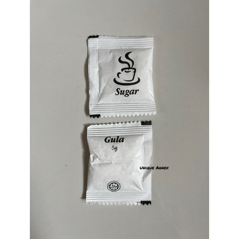 White Sugar Sachets 5g | Gula Peket Halal | 白糖 | Non-Dairy Creamer ...