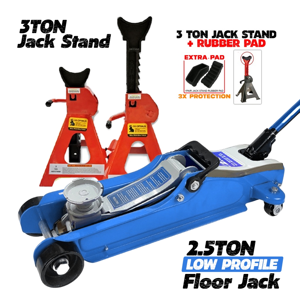 2.5 Ton Low Profile Hydraulic Floor Jack Kereta Heavy Duty Car Jack ...