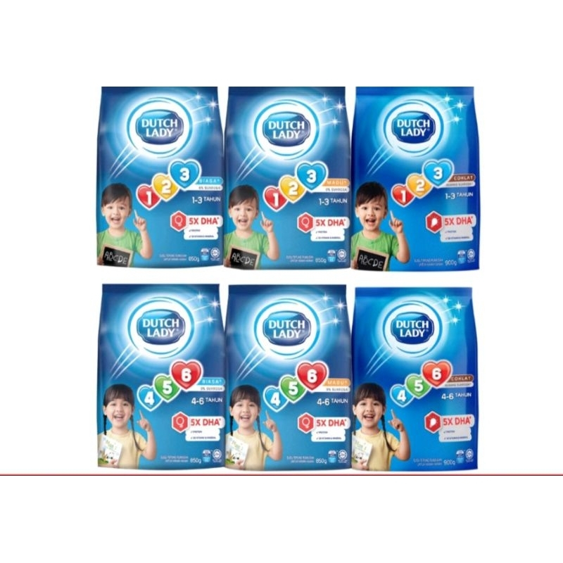 Dutch Lady 123 456 6+ 850g | Shopee Malaysia