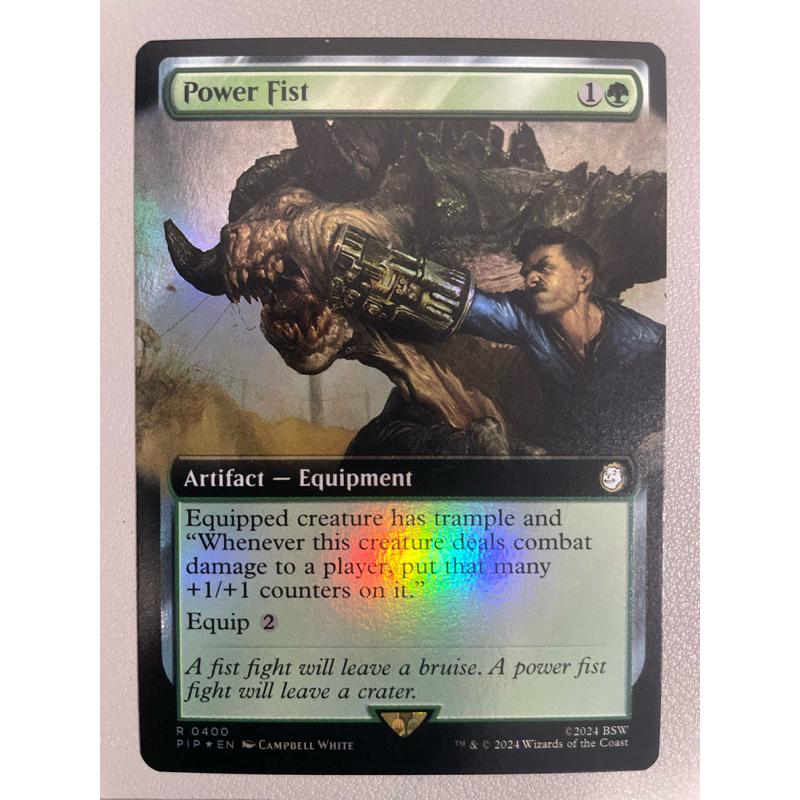 MTG:Fallout (PIP) R0400 - Power Fist (Foil) | Shopee Malaysia
