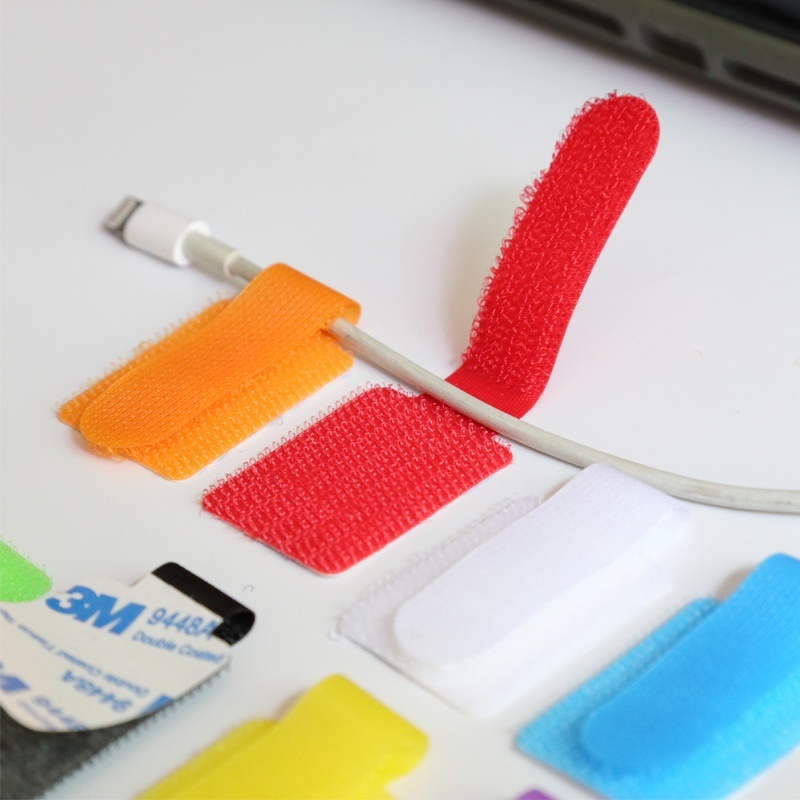 Cable Tie Velcro Tape Cable Management Cable Organizer and Loop Tape ...