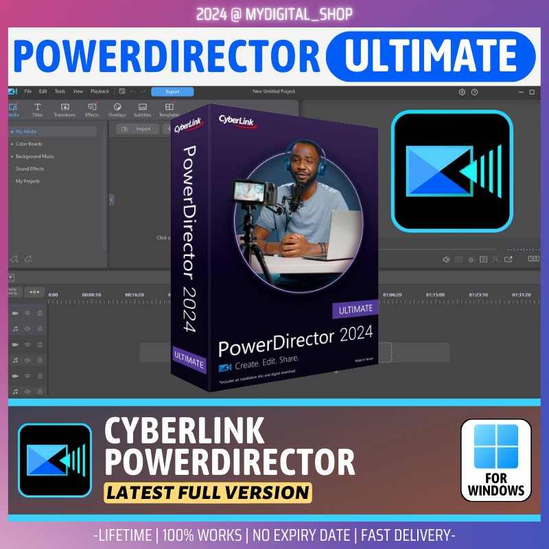 [Windows] CyberLink PowerDirector Ultimate 2024 v22.3 | Full Version ...