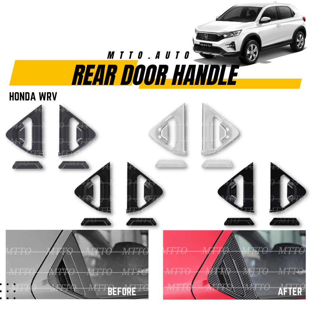 MTTO Honda WRV Exterior Car Rear Door Handle Cover Accessories Multiple ...