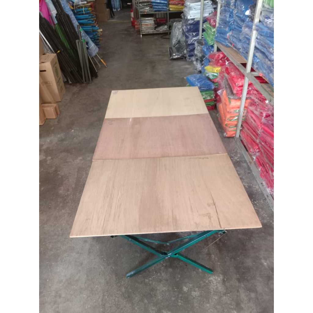 SET KAKI MEJA RENDAH NIPIS HIJAU 6FT X 2 FT SEKALI 3 PAPAN PLAYWOOD ...