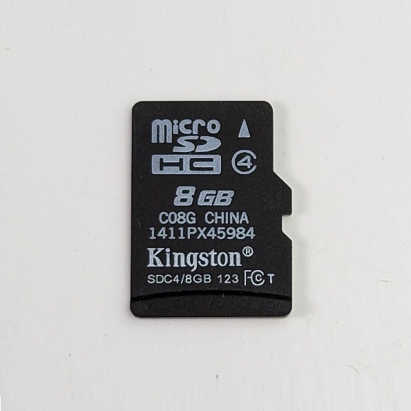 Micro Sd HC 8GB microSDHC Class 4 Memory Card C4 SDC4/8GB Kingston ...