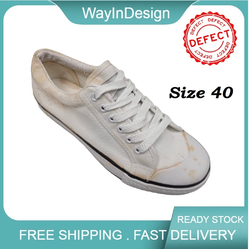 [Defect Item] Size38-44 Kasut Sekolah | Kasut Putih | Kasut Murah ...