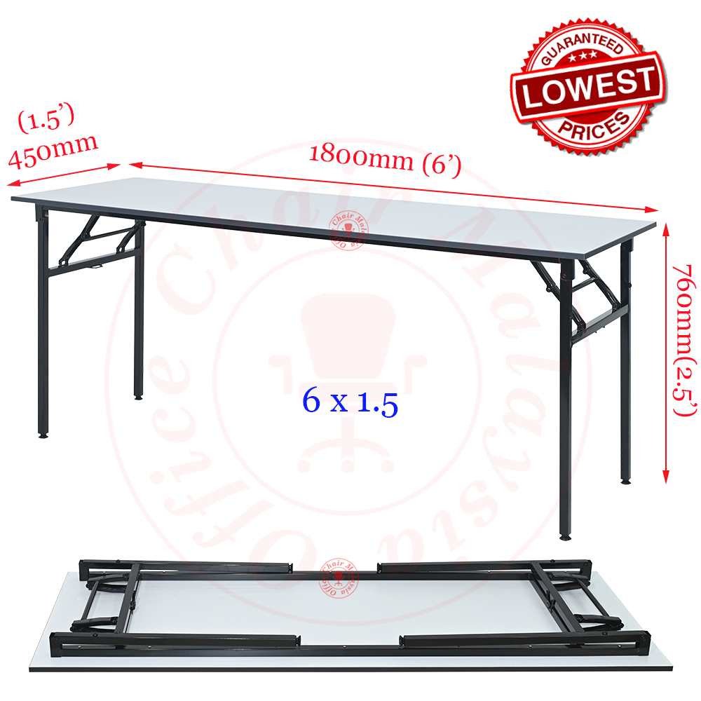 Banquet Table / Folding Table / Foldable Table / Tuition Class Table ...