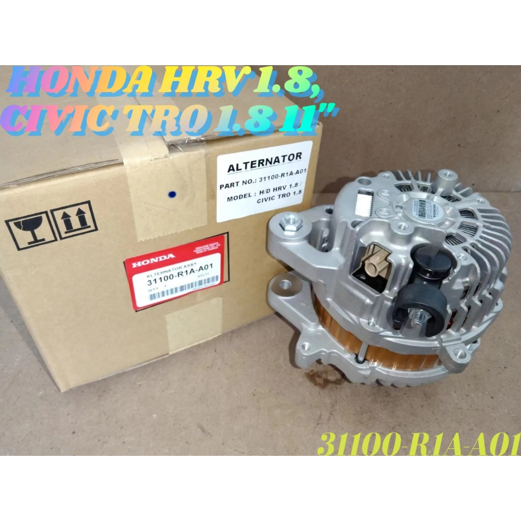 ALTERNATOR HONDA HRV 1.8, CIVIC TRO 1.8 11" 31100-R1A-A01 | Shopee Malaysia