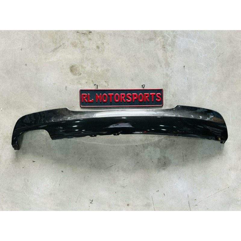 BMW E90 3 Series 2008 2009 2010 2011 2012 carbon rear bumper diffuser ...