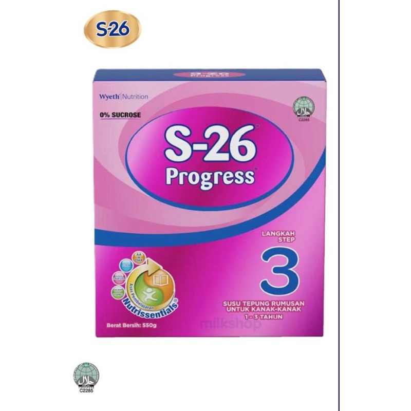 S26 Progress Step 3 550g Milk Formula | Shopee Malaysia