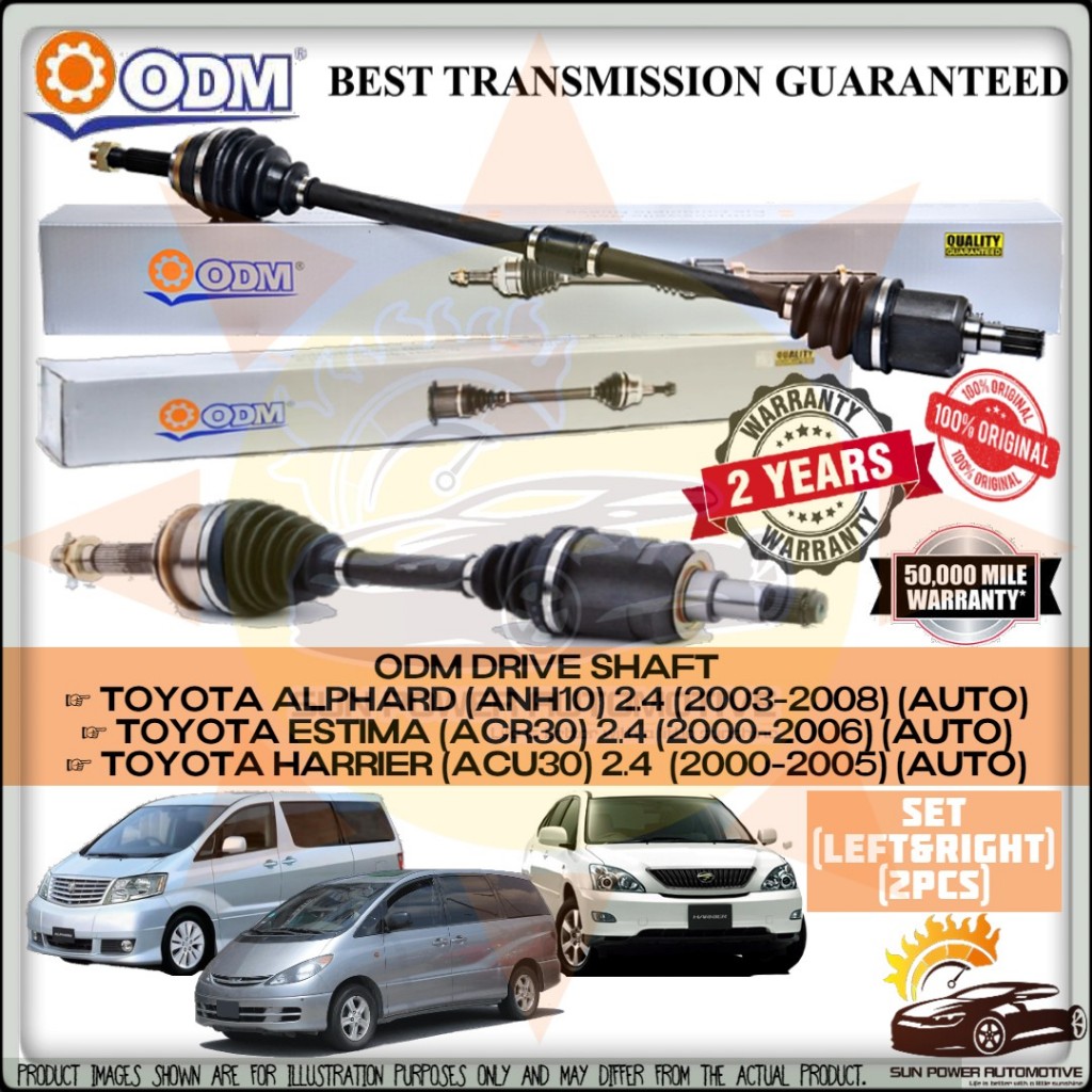 Toyota Alphard ANH10 Estima ACR30 Harrier ACU30 2.4 AUTO 100% ORIGINAL ...