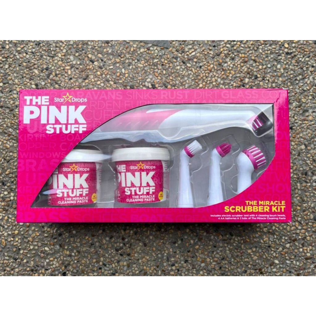 BRAND NEW 100% ORIGINAL PINK STUFF THE MIRACLE SCRUBBER KIT | Shopee ...