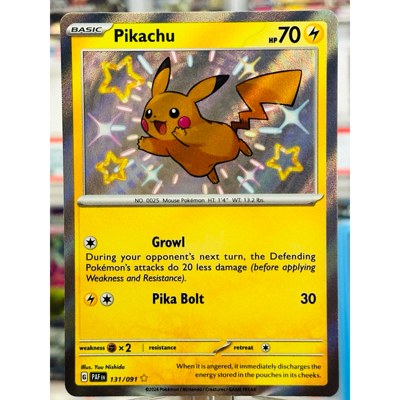 Pikachu Baby Shiny 131/091 - Paldean Fates Pokemon TCG | Shopee Malaysia