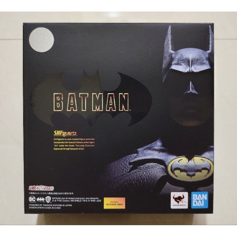 *USED* S.H.Figuarts Batman 1989 Keaton DC P-Bandai SHF BIB | Shopee ...
