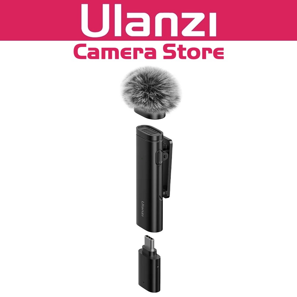 Ulanzi WM-10 Clip-On Wireless Microphone | Shopee Malaysia