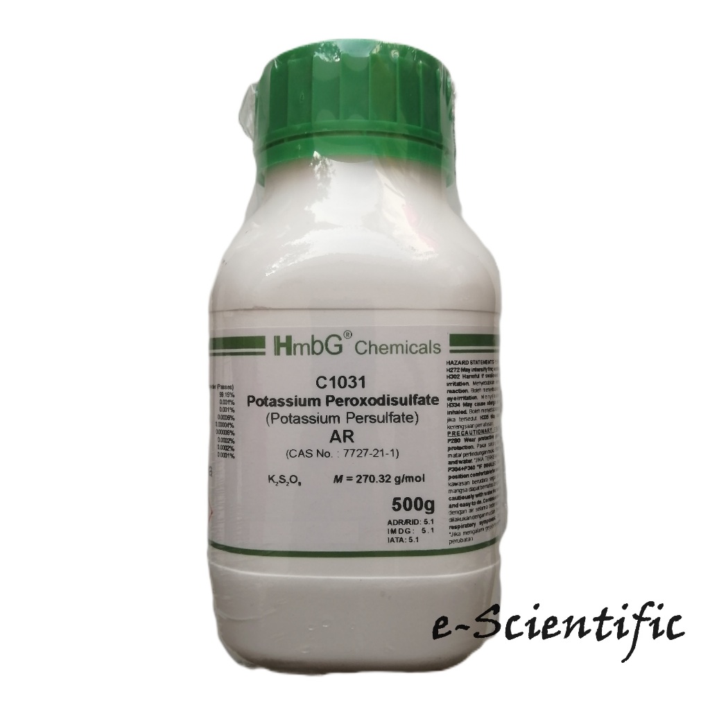 Potassium Peroxodisulfate (Potassium Persulfate) AR, 500g, HmbG ...