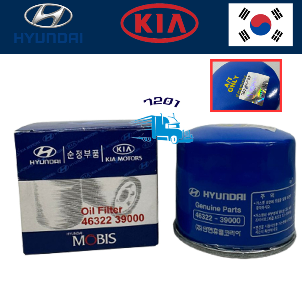 ORIGINAL KIA HYUNDAI OIL FILTER 46322-39000 HYUNDAI SONATA EF / ELANTRA ...