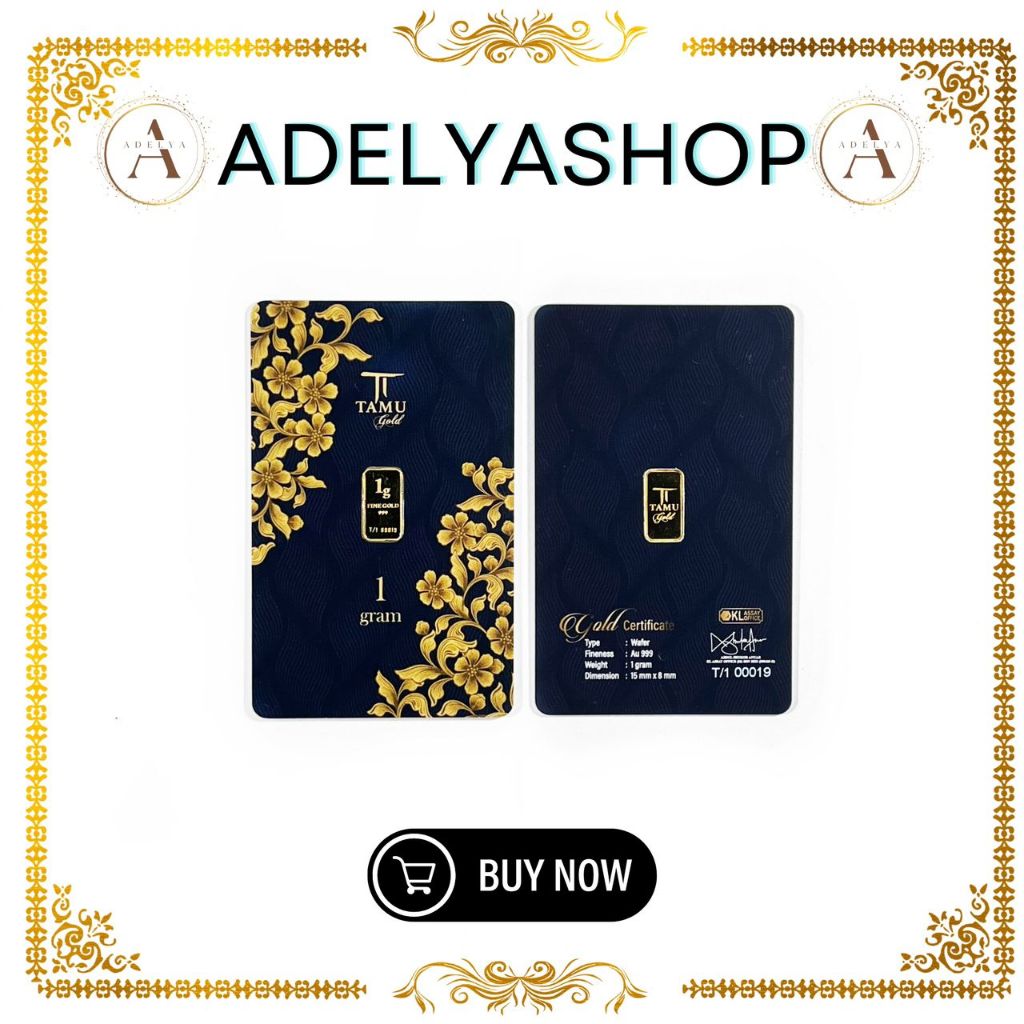 1g Gold bar Classic - Tamu Gold (TG) (PG) - Serial No. 19 (LOW SERIAL ...