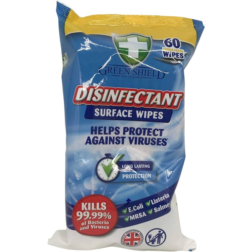 🇬🇧 GREEN SHIELD Disinfectant Surface Wipes - 50s | Shopee Malaysia