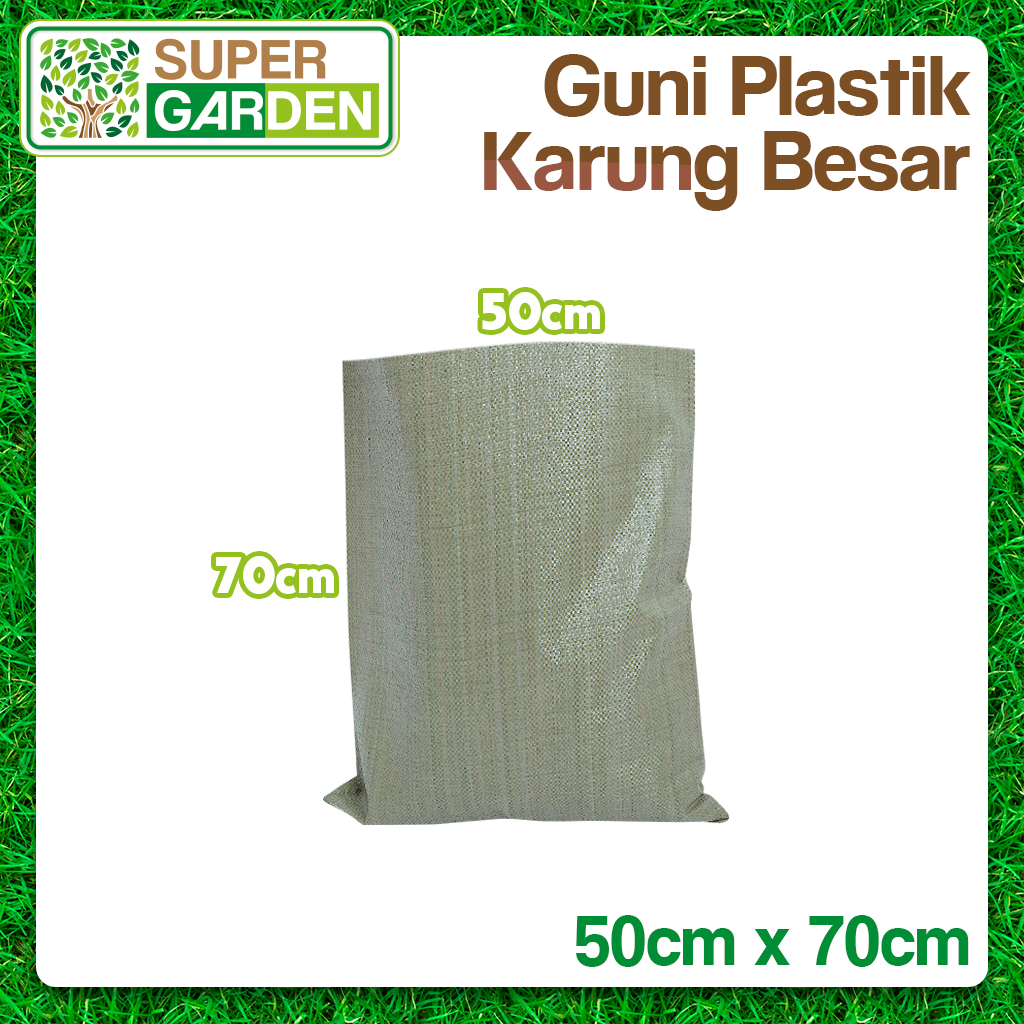 1PC Large PP Woven Guni Bag Sand Courier Storage Plastic Gunny Kurier ...