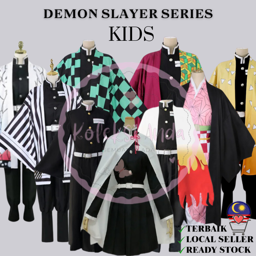 Kids Demon Slayer Kimetsu No Yaiba 3D Printing Japanese Anime Kimono ...