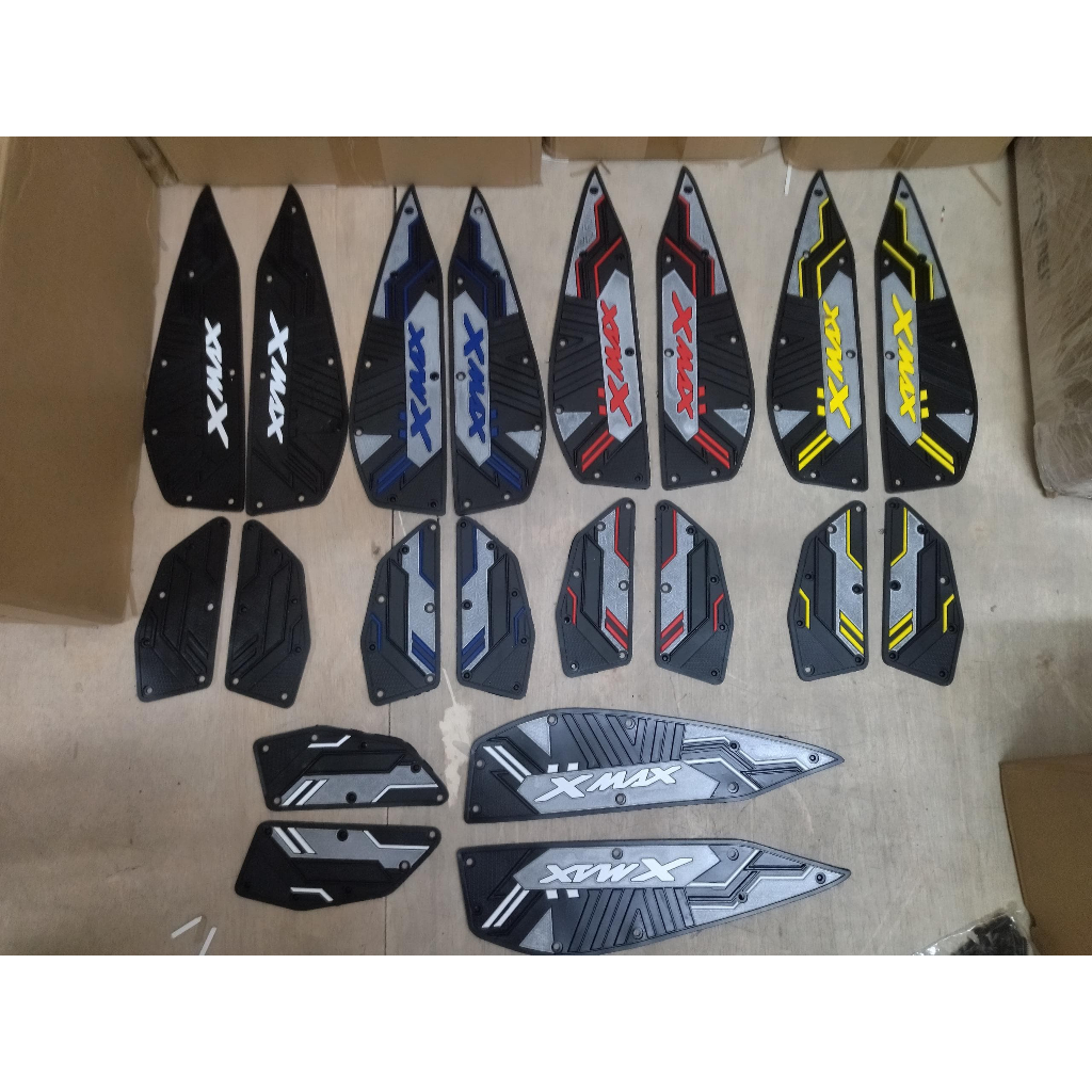 YAMAHA XMAX V1 V2 FOOTREST PAD FOOTPAD PREMIUM QUALITY WATERPROFF ANTI ...
