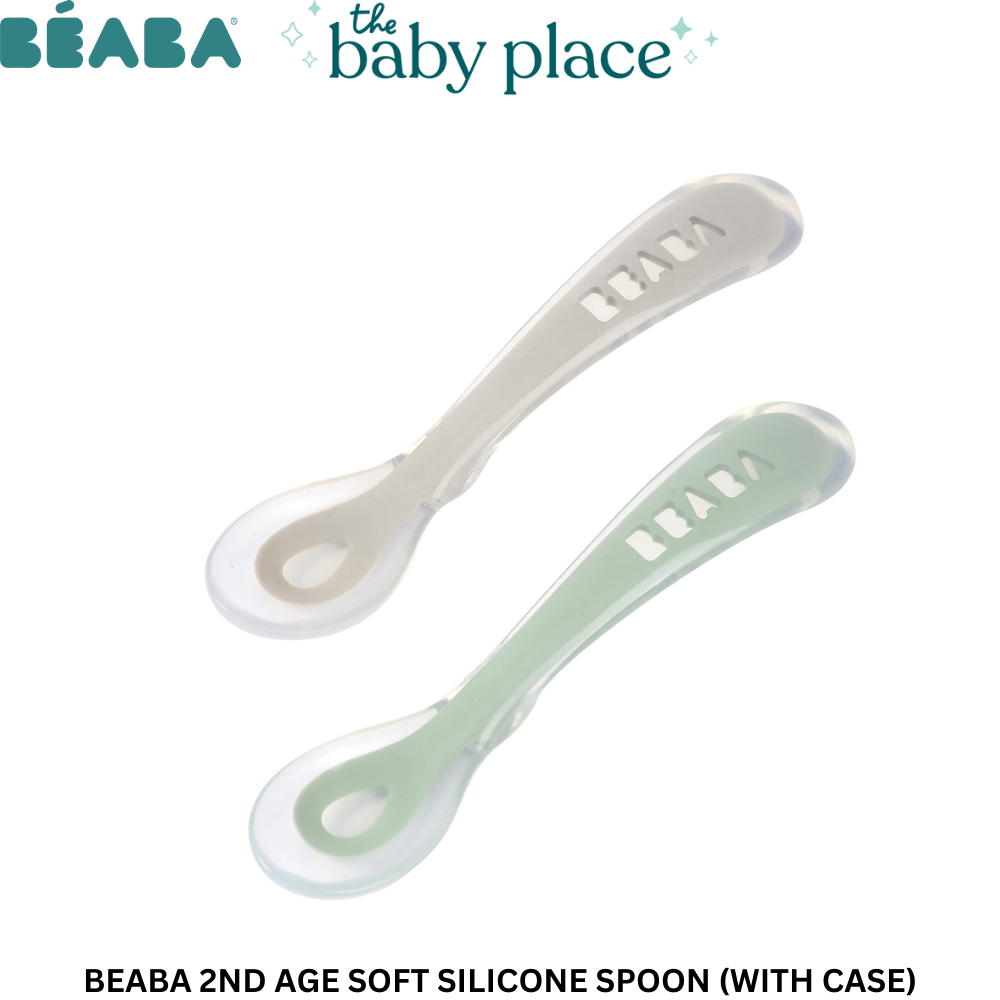 BEABA 2ND AGE SOFT SILICONE SPOON (WITH CASE) | Shopee Malaysia