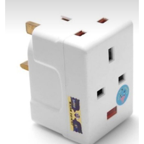 13A 3 WAY ADAPTER WITH INDICATOR LIGHT (SIRIM APPROVED) | Shopee Malaysia