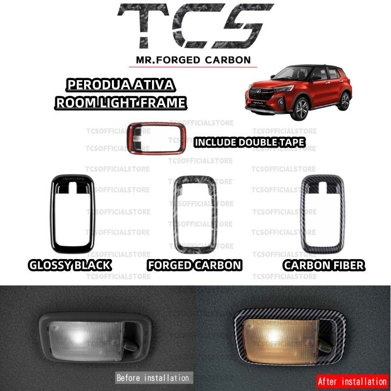 TCS PERODUA ATIVA CAR ROOM LIGHT FRAME COVER GARNISH ACCESSORIES ...