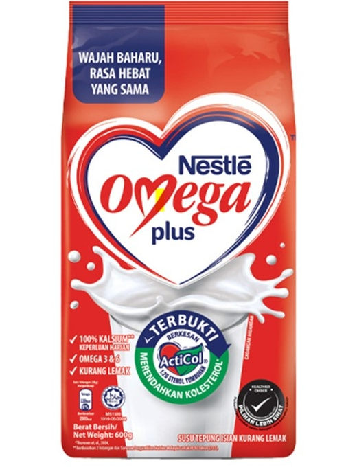 Nestle Omega Plus Milk Powder (600g) | Shopee Malaysia