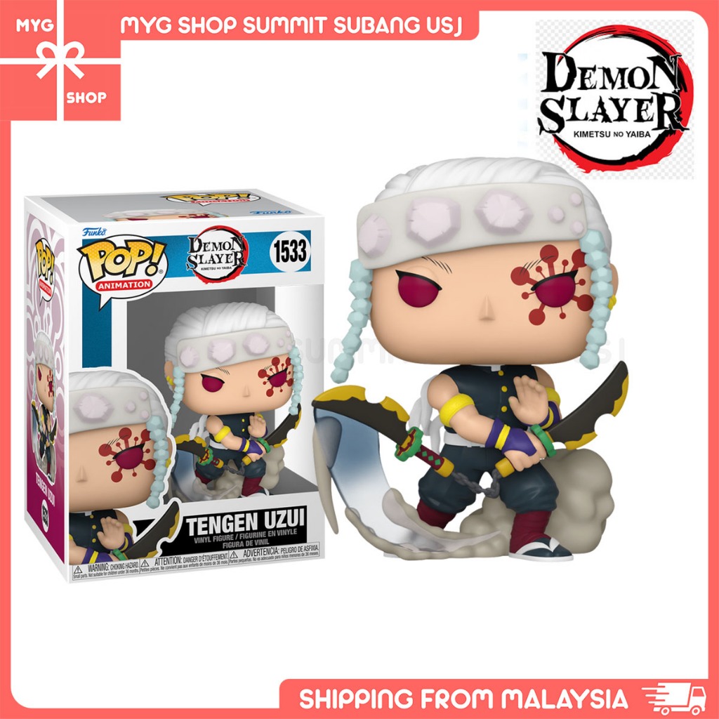 Funko Pop Tengen Uzui 1533 Demon Slayer Japan Anime Manga Collectibles ...