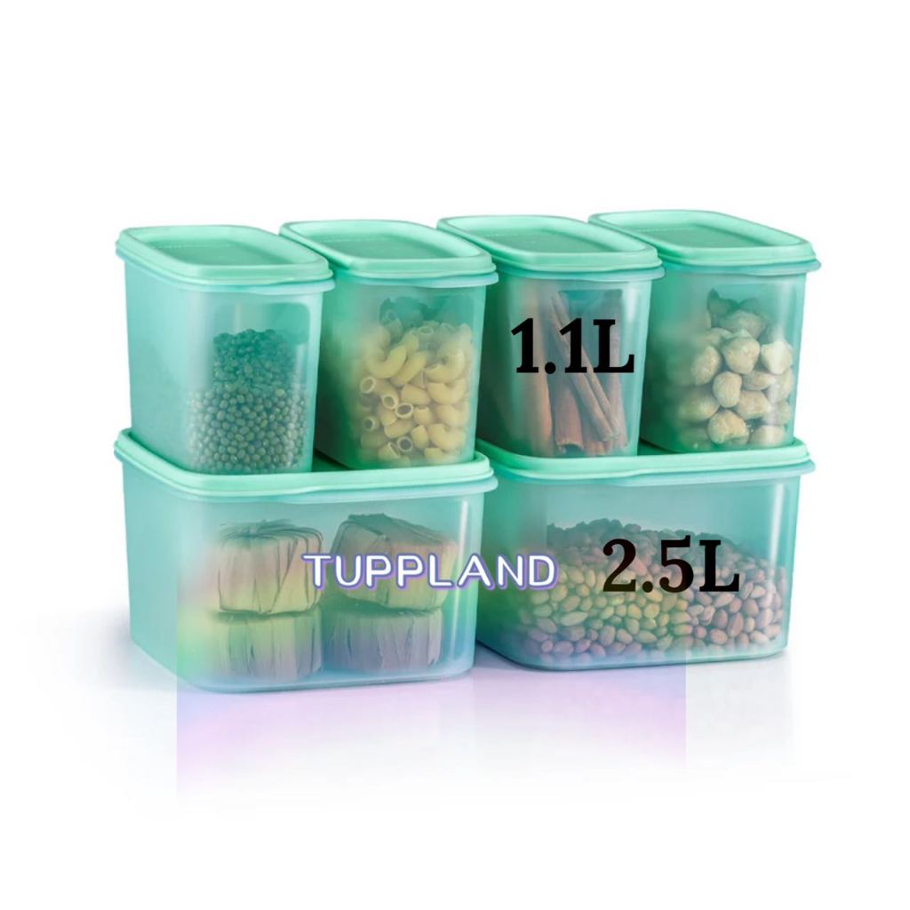 Tupperware Smart Saver Oval II (1.1L) / Square II (2.5L) - 1pc / 2pcs ...