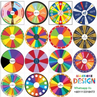 Fortune Wheel Stand | Spin Wheel | Lucky Draw Spinning Wheel 60cm ...