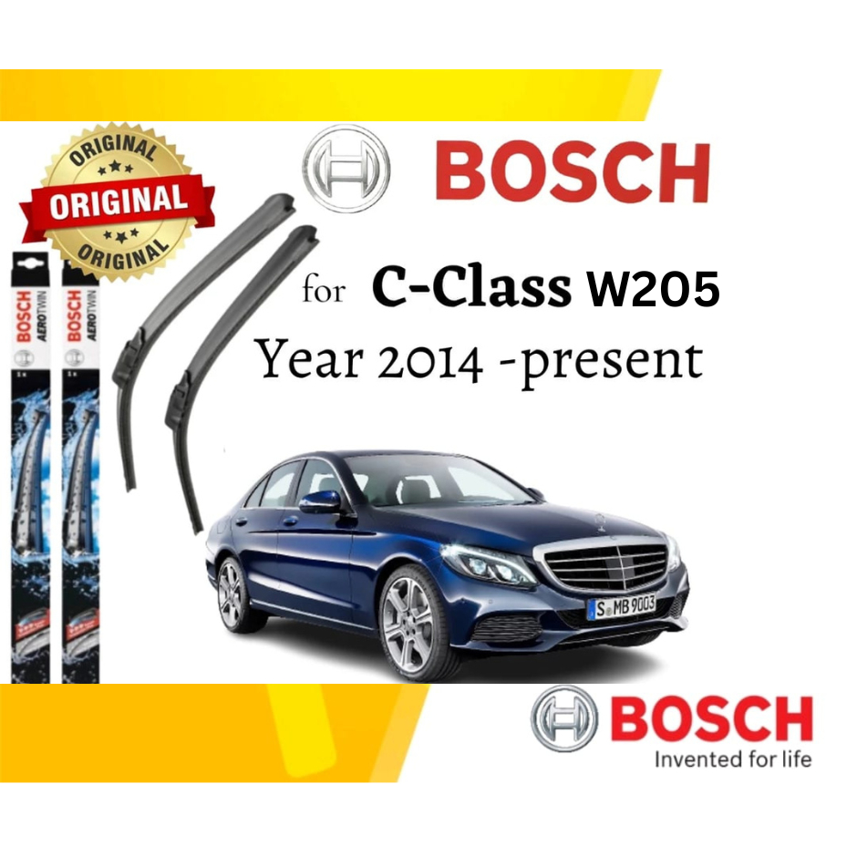Mercedes Benz C-Class W205 BOSCH Aerotwin Plus 22"+22"WIPER SET ...