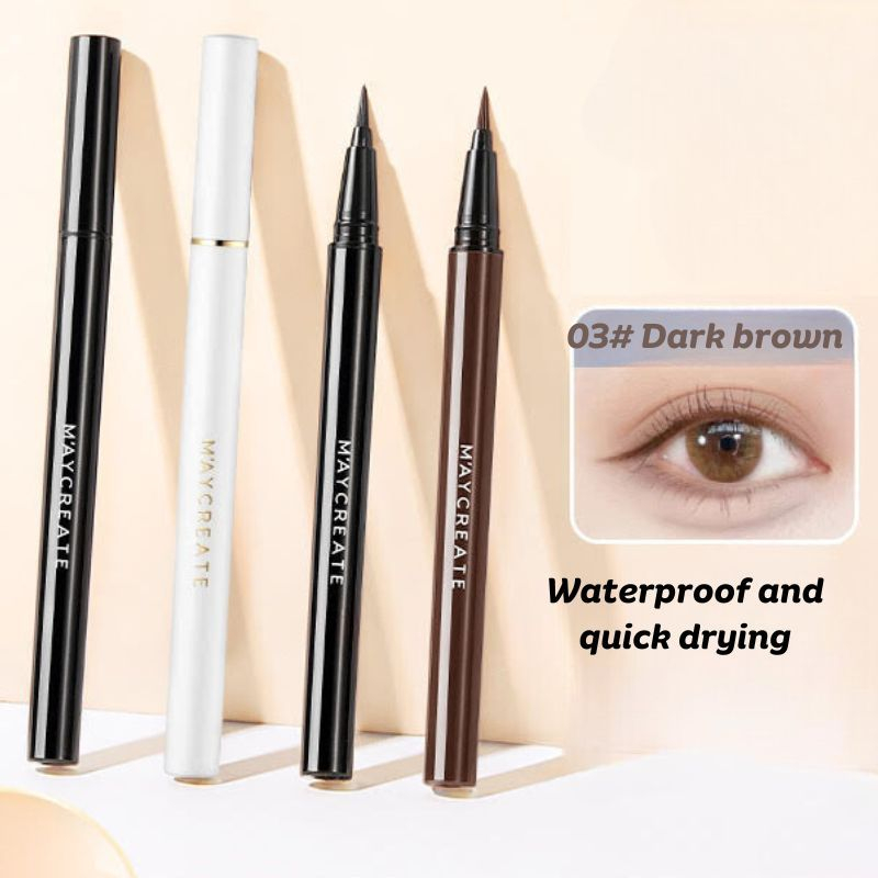 MAYCREATE Smooth Auto Waterproof Eyeliner | Shopee Malaysia