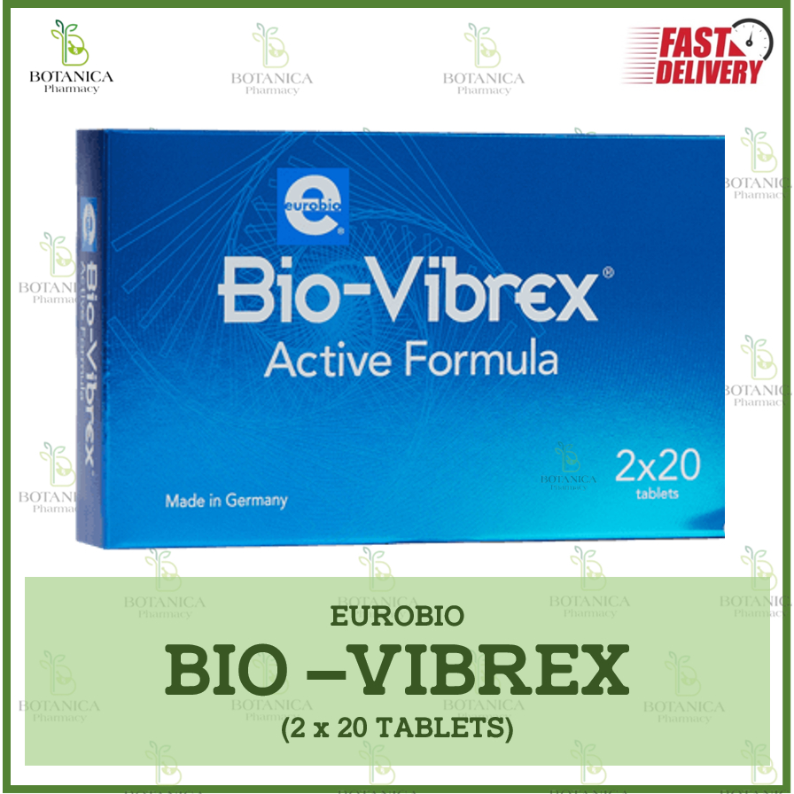 EUROBIO BIO-VIBREX ACTIVE FORMULA (2 x 20'S) - (EXP: 12/2025) | Shopee Malaysia