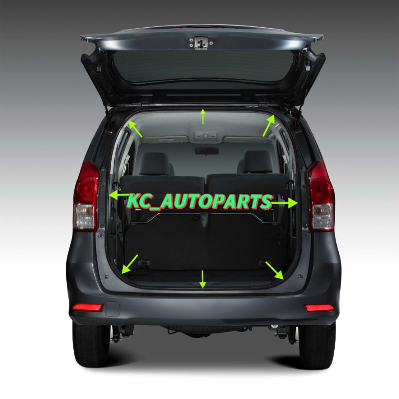 TOYOTA AVANZA 2004-2022 REAR BONNET RUBBER WEATHERSTRIP TRUNK LUGGAGE ...
