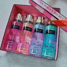 Victoria's Secret Fragrance Mist Collection 4 Piece Mini Mist Gift Set: Love Spell, Pure ...
