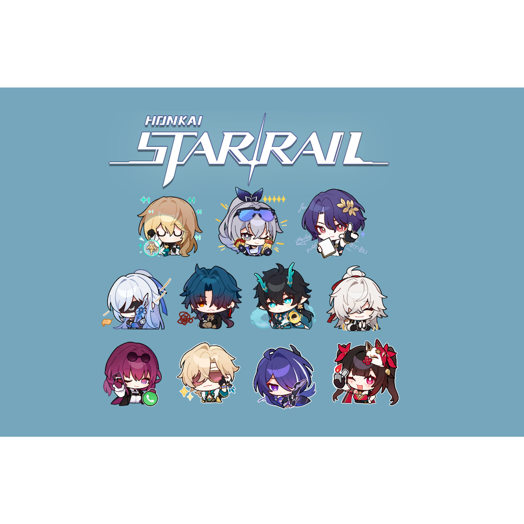 HONKAI STARRAIL 崩坏星穹铁道 Waterproof uv sticker Cheap FASTDELIVERY Kafka ...