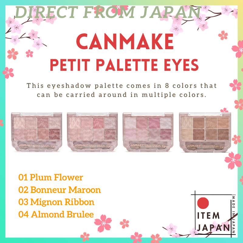 Canmake Eye Eyeshadow Palette Petit Palette Eyes 2.0g (01/02/03/04) | Shopee Malaysia