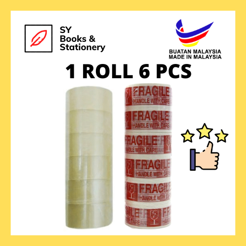 ARROW OPP Clear Tape Fragile Tape 48mm / Packaging Plastic Strong ...