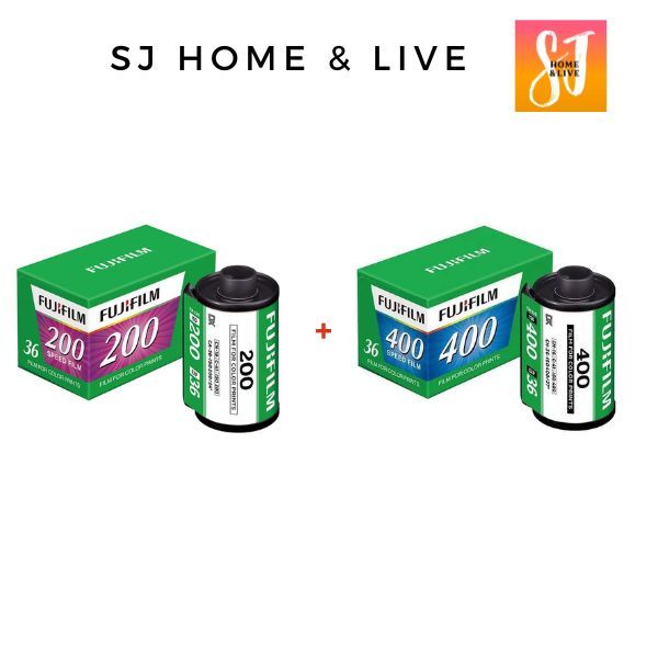 Fujifilm Fujicolor 200 + Fujicolor 400 35mm Film Color Negatives ...
