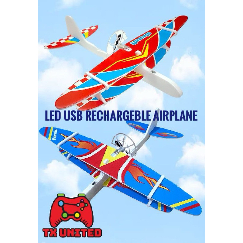 Kapal Terbang Rechargeable / Gyroplane / Rechargeable Manual Throwing ...