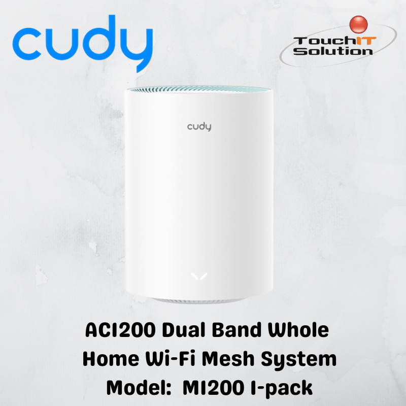 Cudy AC1200 Dual Band Whole Home Wi-Fi Mesh System, Model: M1200 1-pack ...