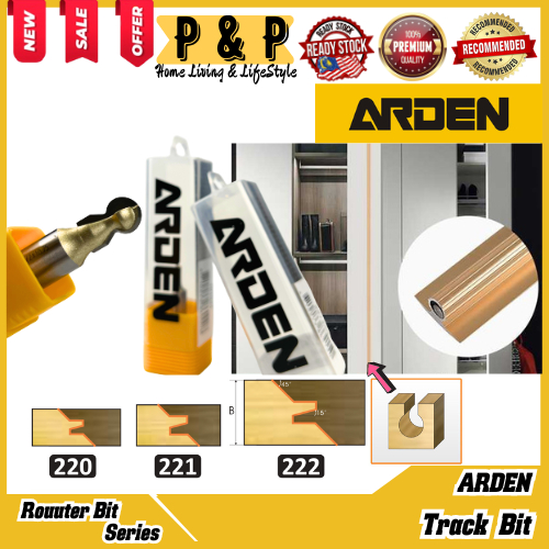 ARDEN Router Bit - Track Bit ( #280 ) | Shopee Malaysia