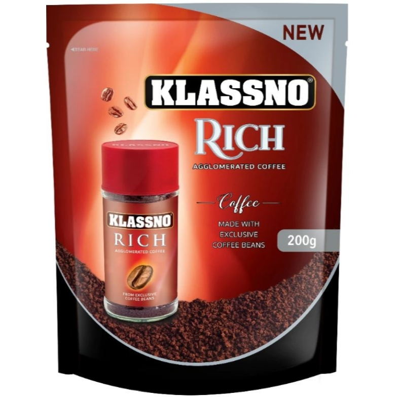 Klassno RICH Instant Coffee Pouch 200g | Shopee Malaysia