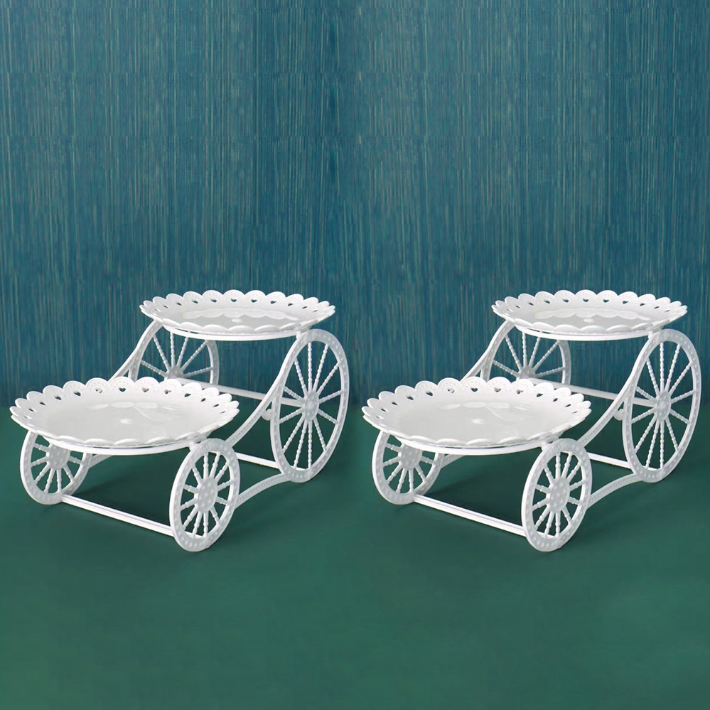 2/3 Tier Dessert Display Rack Fruit Tray Cupcake Cake Stand Tea Plate ...