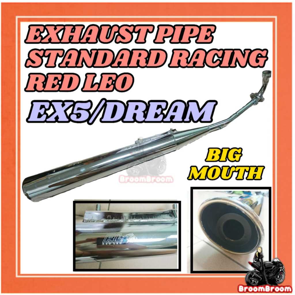 READY STOCK!!! MUFFLER PIPE EXHAUST PIPE STANDARD STD RACING EX5 EX5 ...